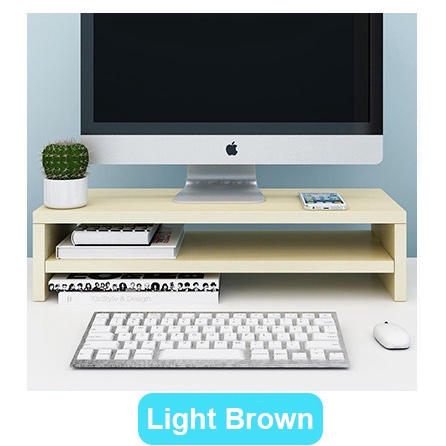 Increased Shelf Base Desktop Keyboard Computer Monitor Screen Rack ...