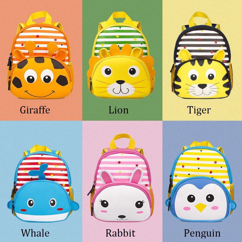 New 3D Animal Children Backpacks Brand Design Girl Boys Backpack ...