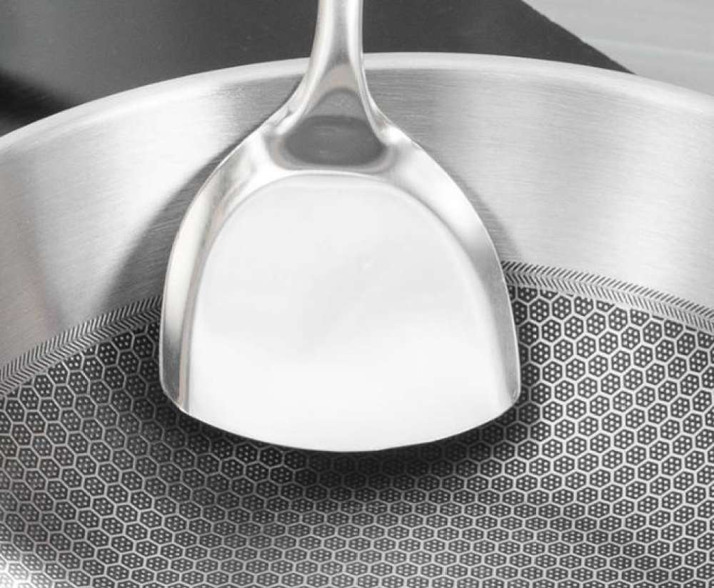 5 Layer 304 Tecpac Stainless Steel Wok Pan 4 In 1 Honeycomb Non-Stick ...