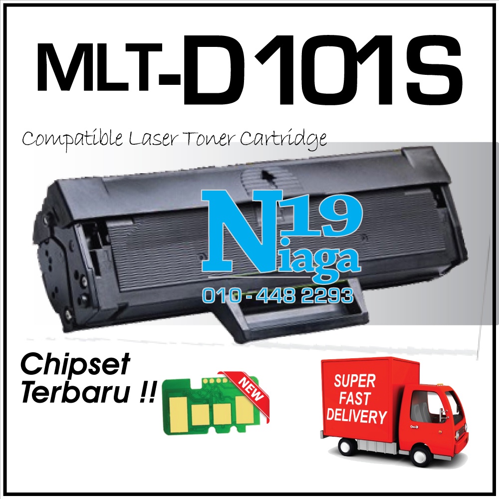 Compatible to Samsung MLTD101S MLT-D101S ML 2161 2160 2164 2164W 2165 2166W 2165W SCX 3400 3401 ...