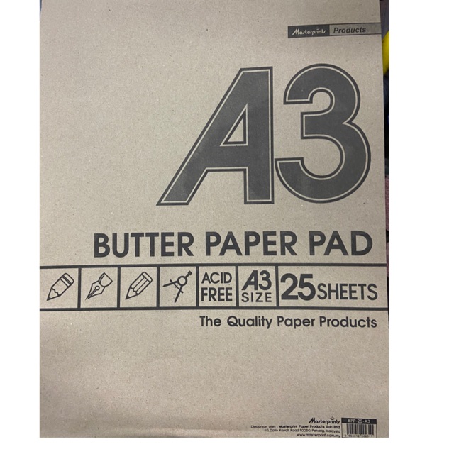 MasterPrint A3 size butter pad | Shopee Malaysia