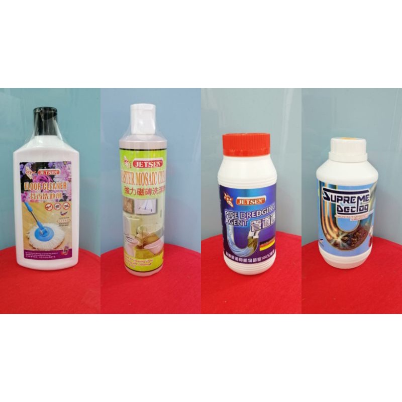 Jetsen Floor Cleaner 500ml / Master Mosaic Cleaner 400ml / Pipe ...