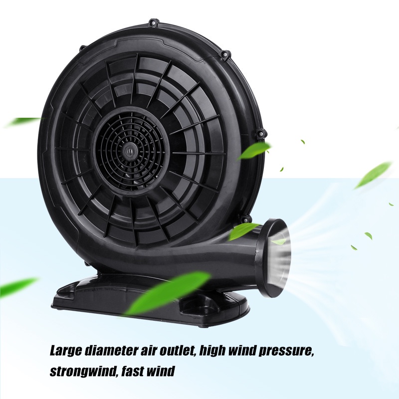 Electric Air Fan Blower Pump Inflatable Castle Blower House Tent Black ...