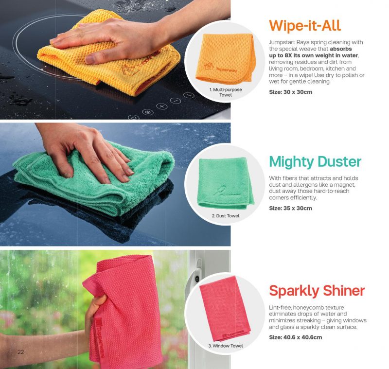 Tupperware Microfiber Towels Cloths : special fabric woven with tiny ...