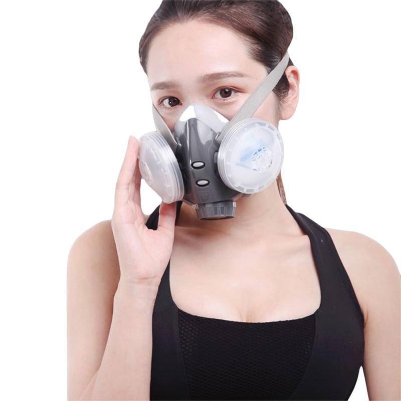 Topeng habuk anti-virus penapis debu industri pengelasan silikon gas ...