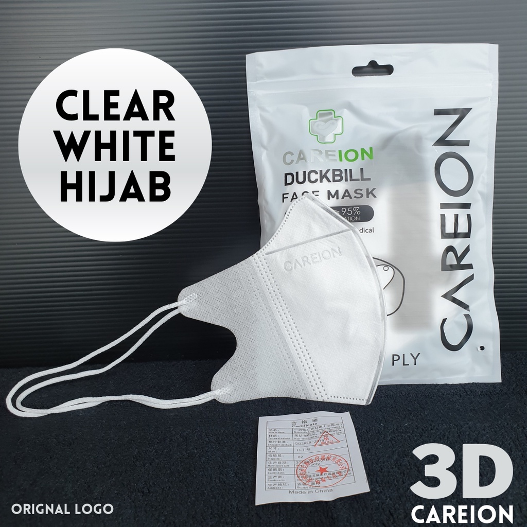 【CAREION】Duckbill Mask Headloop Duckbill 3D Fashion Fish Mouth Face ...