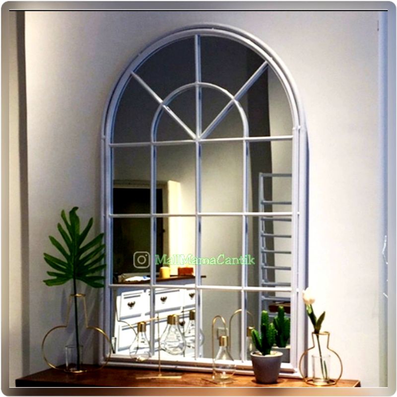 🔥DECO MIRROR🔥EVERGREEN MIRROR | CERMIN DECO | IRON FRAME | FRAME BESI ...