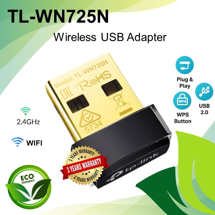 TP-LINK WIRELESS USB ADAPTER - TL-WN727N/WN725N /WN821N / WN823N ...