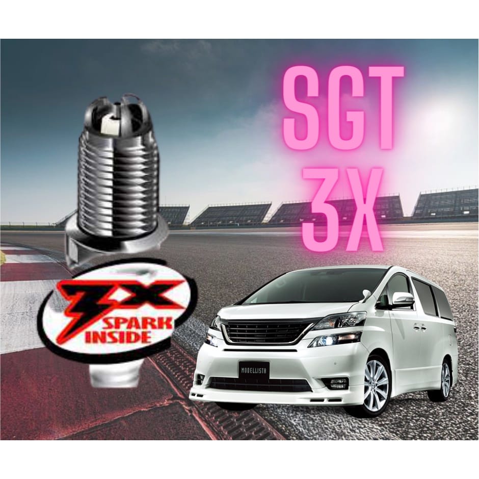 SGT 3X Spark Plug BCPR6EX-D6X Toyota Vellfire 2.4 GGH20 2008-2014 ...
