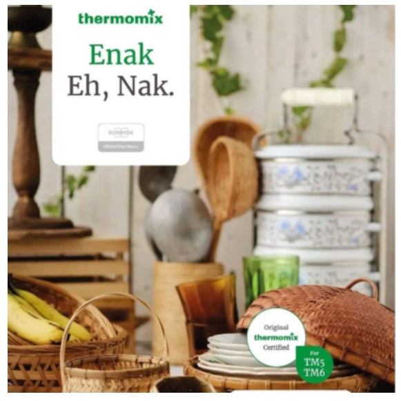 Thermomix Enak. Eh, Nak! New Cookbook TM5 TM6 READYSTOCK (Bilingual ...