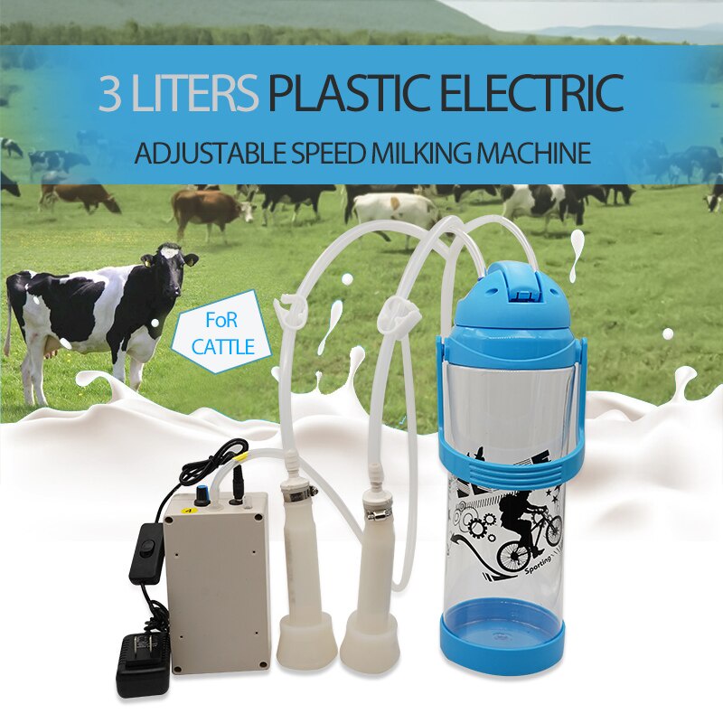 【Ready stock】3L Electric Milking Machine Cow Goat Sheep Stainless Steel ...