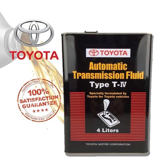 TOYOTA ATF TYPE T-IV TYPE 4 4L AUTOMATIC TRANSMISSION FLUID GEAR OIL ...