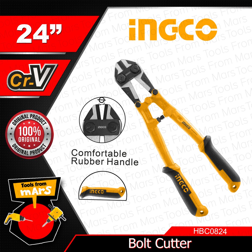 INGCO Bolt Cutter 24" Cr-V Blade HBC0824 •TOOLS FROM MARS• IHT | Shopee ...