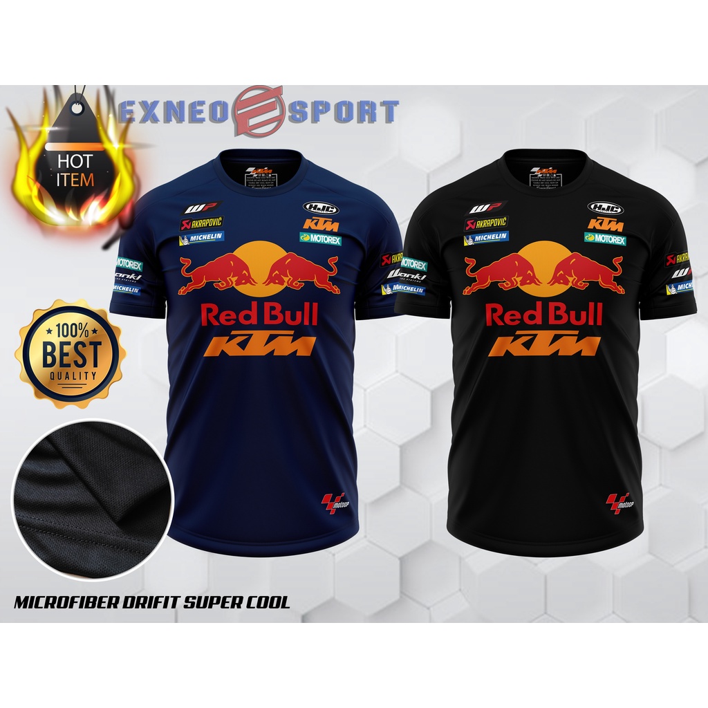 📍Microfiber Quality 📍Baju MotoGP Tshirt KTM Racing Team Motor Sport ...