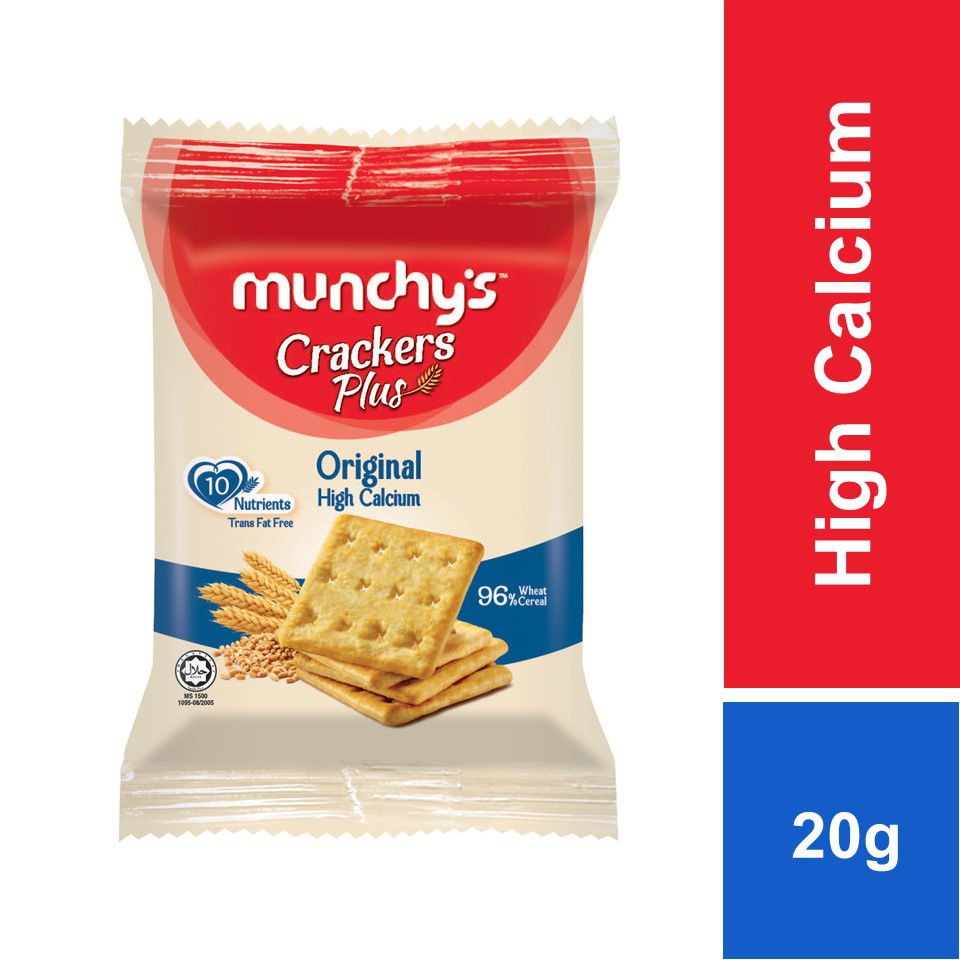 [Gift Redemption] Munchy’S Crackers Plus Original High Calcium 20G ...
