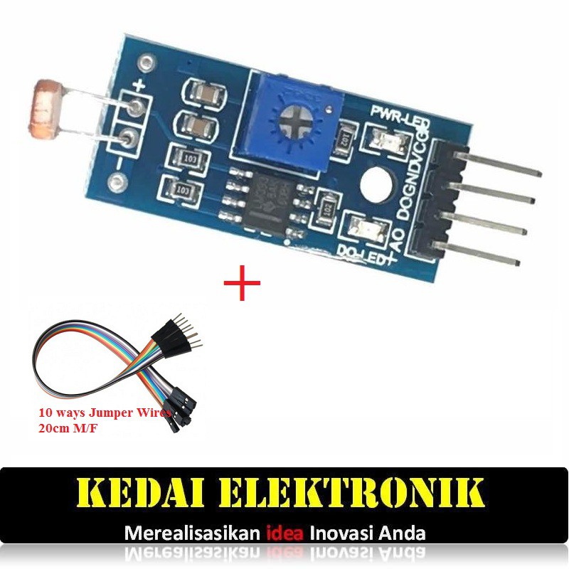LDR Sensor module Light Dependant Resistant Sensor Module -FYP | Shopee ...