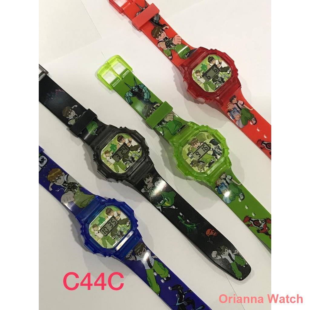 casio rose CARTOON WATCH C44 C BEN 10 READY STOCK | Shopee Malaysia