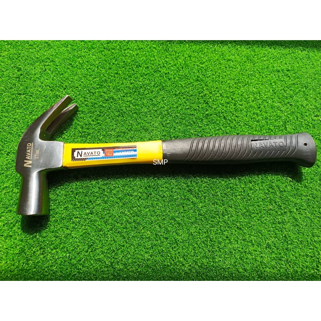Navato Heavy Duty Claw Hammer Fiber Handle 27mm | Shopee Malaysia