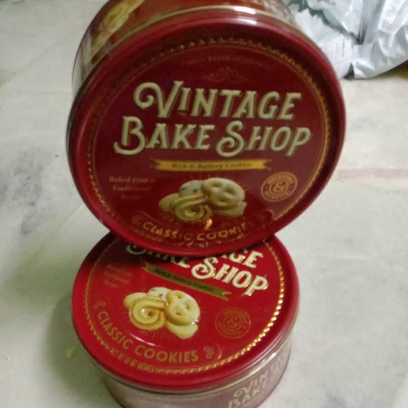 vintage bake shop biskut tin | Shopee Malaysia
