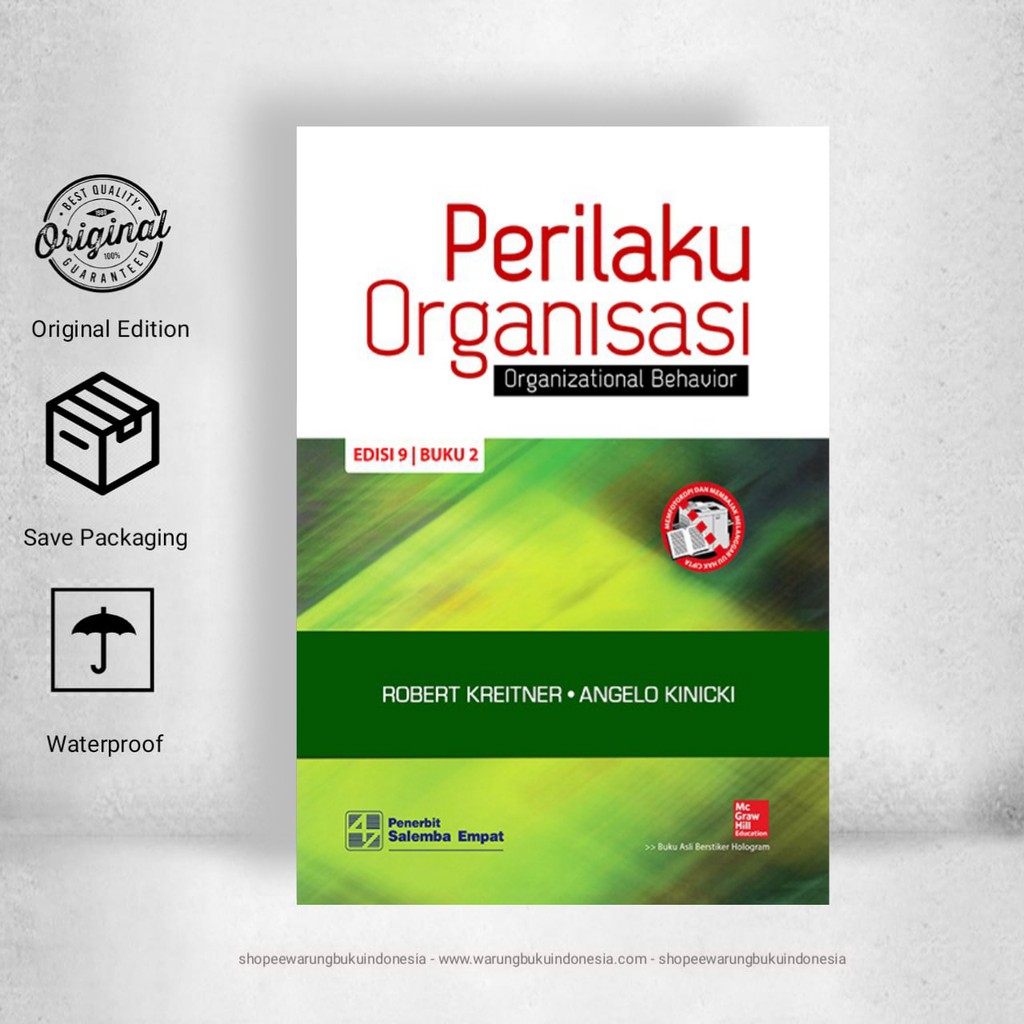 Organizational Behavior - Robert Kreitner & Angelo Kinick | Shopee Malaysia