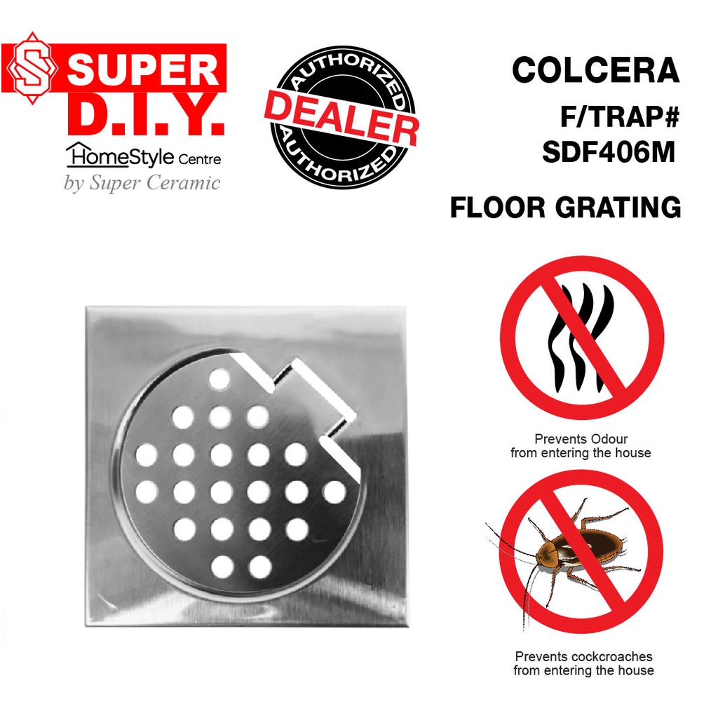 COLCERA SDF406M Floor Grating (4'' X 4'') | Shopee Malaysia