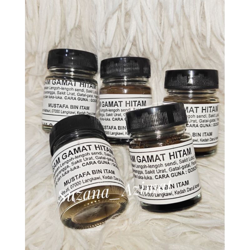 BAM GAMAT HITAM MUSTAFA ITAM 💯ORI LANGKAWI | Shopee Malaysia