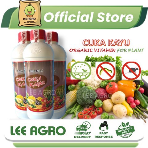 ASIA NO 1 Cuka Kayu(Wood Vinegar)ORGANIC ANTI SERANGGA PENYAKIT POKOK BAJA FOLIAR PERTUMBUHAN ...