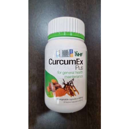 NHF - CurcumEx Plus - 30 Vegetable Capsules x 400mg | Shopee Malaysia