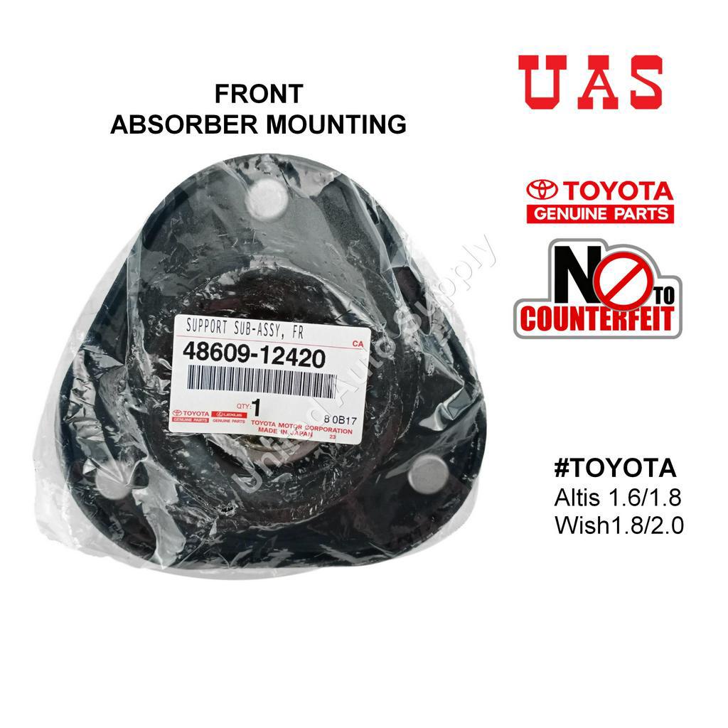 TOYOTA Absorber Mounting Front 48609-12420 (1 PC) For Altis Wish ...