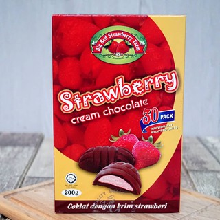 Strawberry Cream Chocolate Coklat Strawberi Big Red Strawberry Farm ...