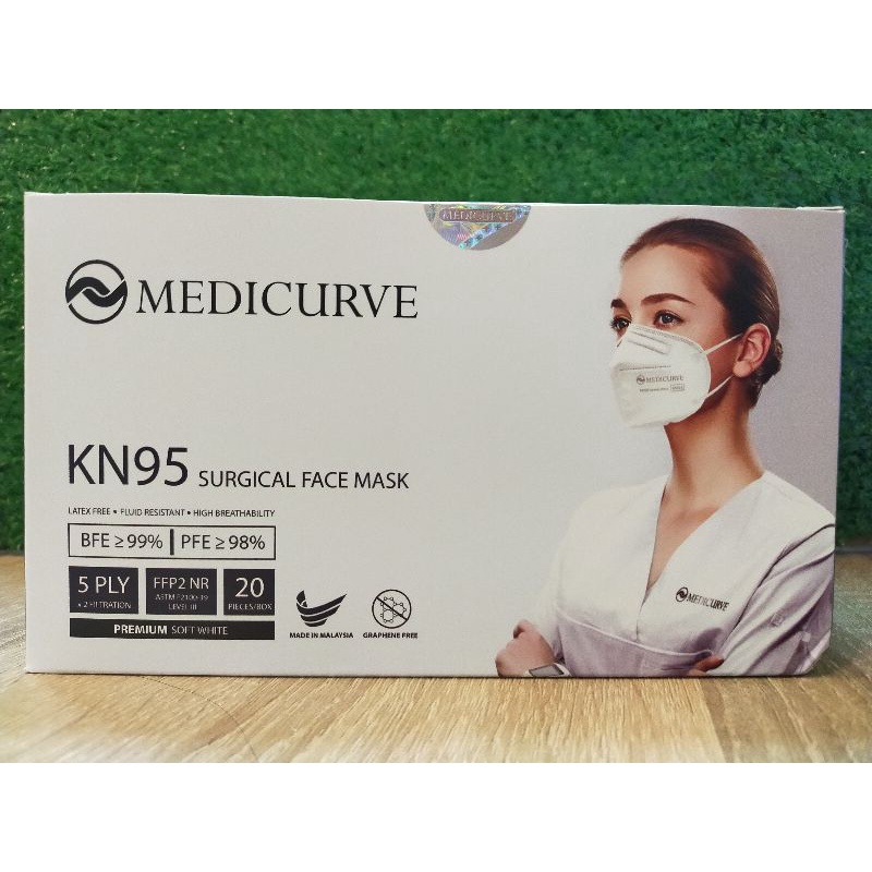 MEDICURVE KN95 Surgical Face Mask (100%Original) | Shopee Malaysia