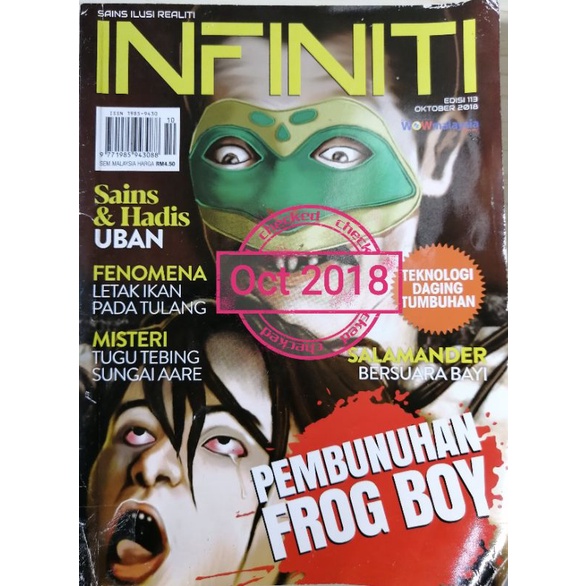 Majalah INFINITI - Majalah Fizikal Preloved/ Terpakai (SILA BACA ...