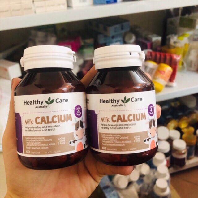 Calcium Milk Healthy Care Milk for babies, bottle of 60 tablets ...
