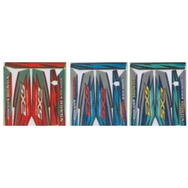 Stiker sticker body stripe cover set (3) honda ex5 lama ex5 high power | Shopee Malaysia