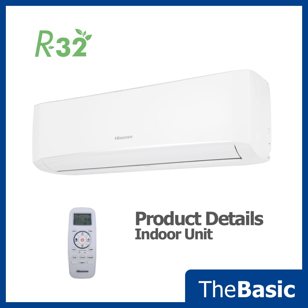HISENSE 1.0HP - 2.0HP AirCond R32 Non Inverter / Inverter Air ...