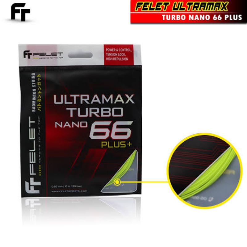 Felet Fleet Ultramax Turbo Nano 66 Badminton Strings | Shopee Malaysia