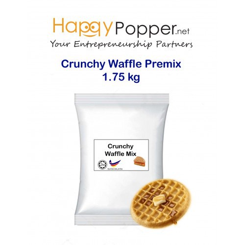 Happypopper Tepung Wafer Premixed Crunchy Cirspy Waffle Powder Premix ...