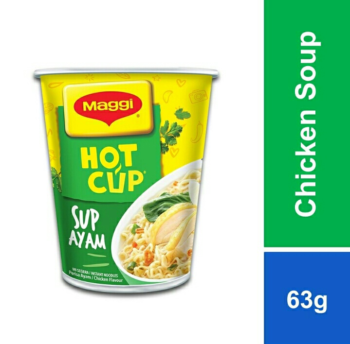 Maggi hot cup ayam chicken 58g | Shopee Malaysia