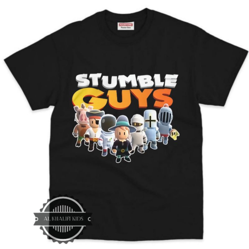 Stumble guys, free children's game clothes with name screen printing ...