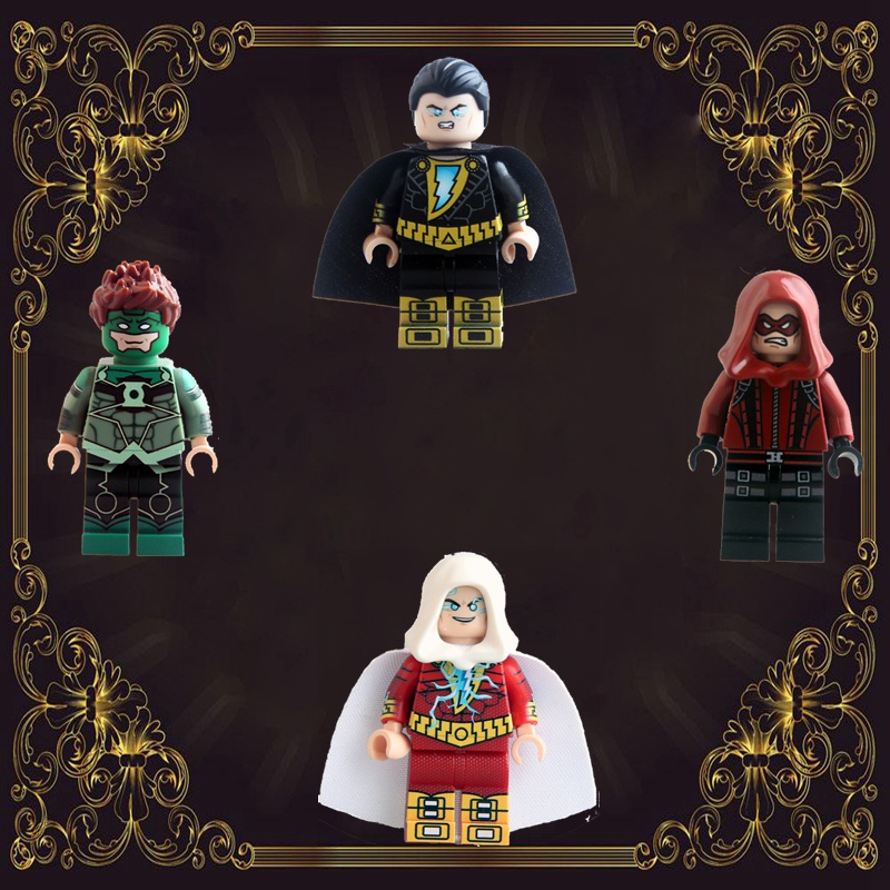 Black Adam Doctor Fate Shazam Red Arrow Birthday Gift Education Toys ...