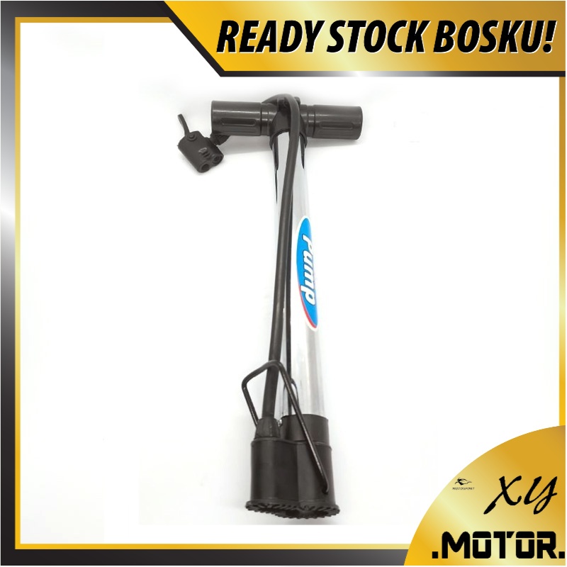 BUSTER MULTIFUNCTIONAL HAND AIR PUMP PUMP TANGAN BASIKAL PUMP (SHORT ...