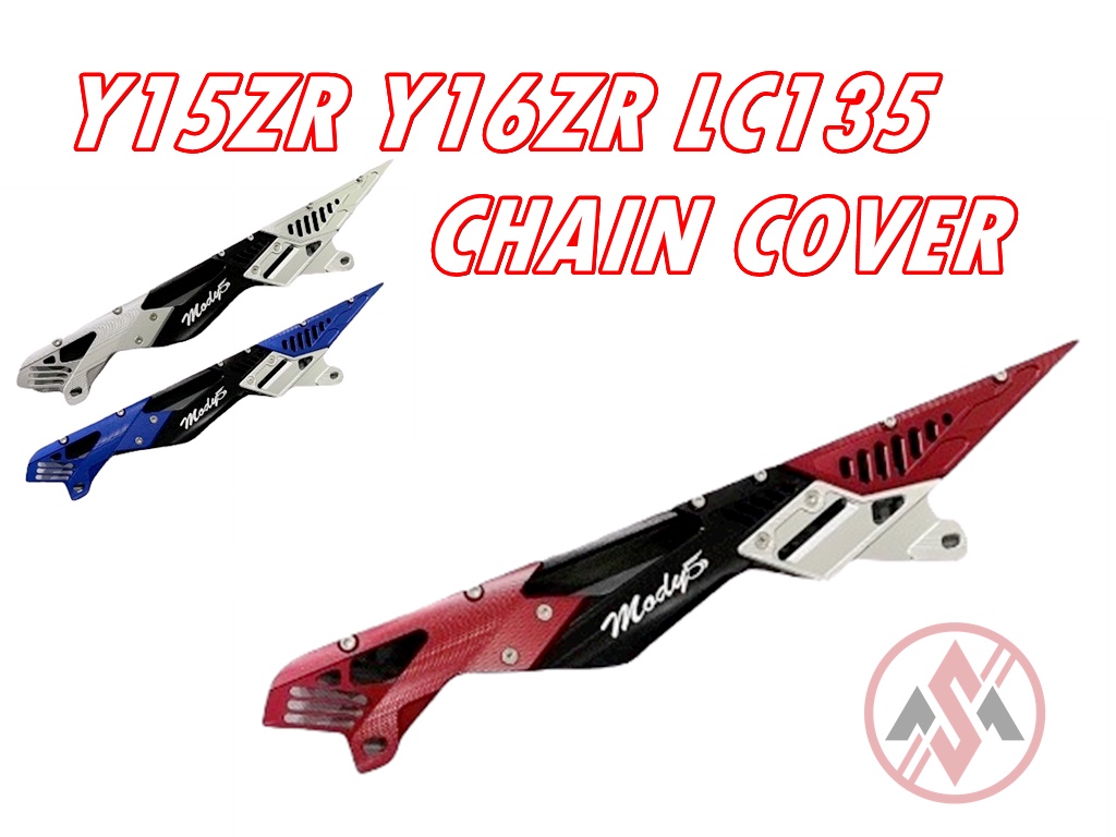 Y15ZR Y16ZR LC135 RACING BOY CNC CHAIN COVER Yamaha Y15 Y16 RCB Rantai ...