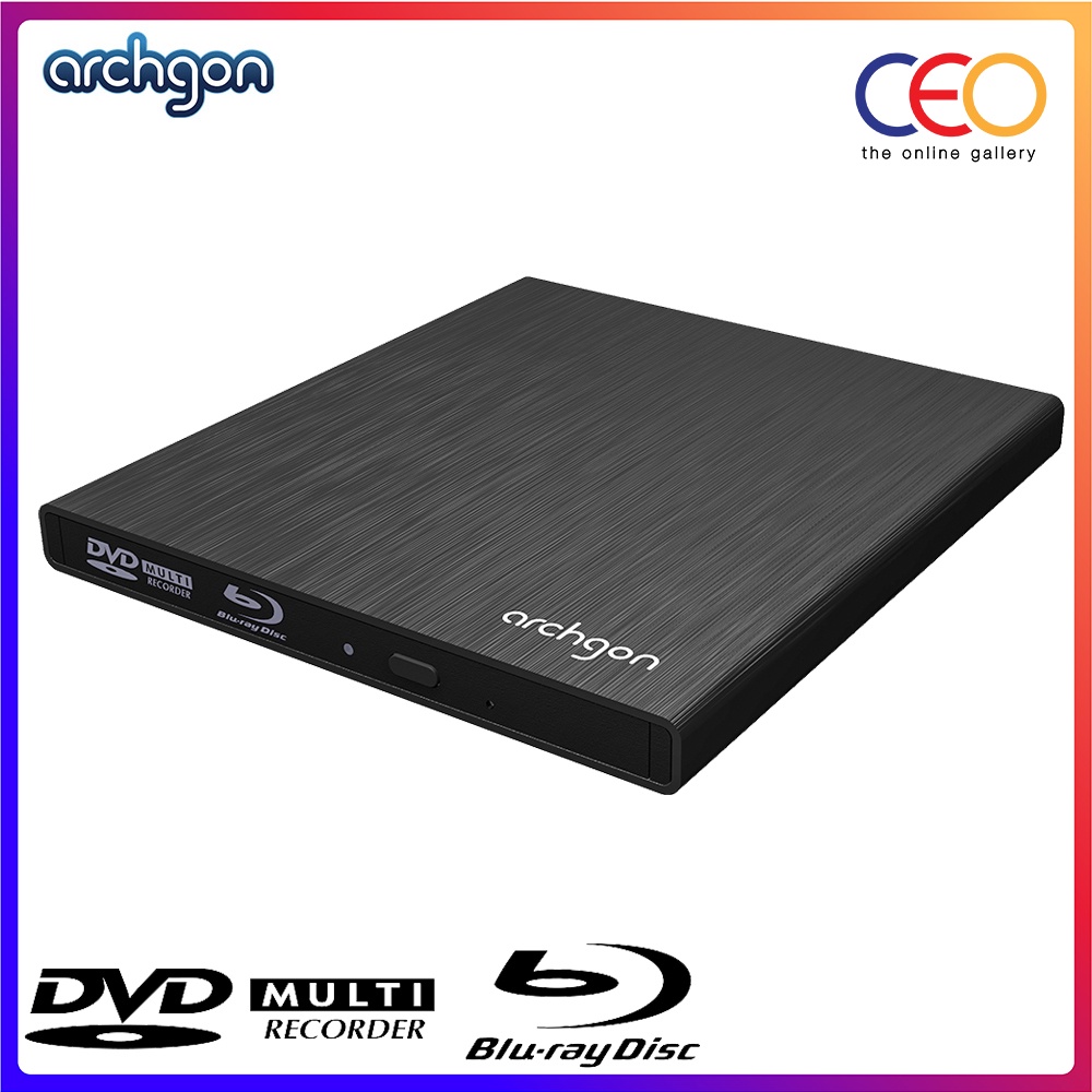 Archgon External Blu-Ray Burner Portable USB 3.0 Optical Disc Drive ODD ...