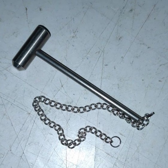 4inch / 10cm Stainless Steel Hammer with 20cm chain ( total length 30cm ...