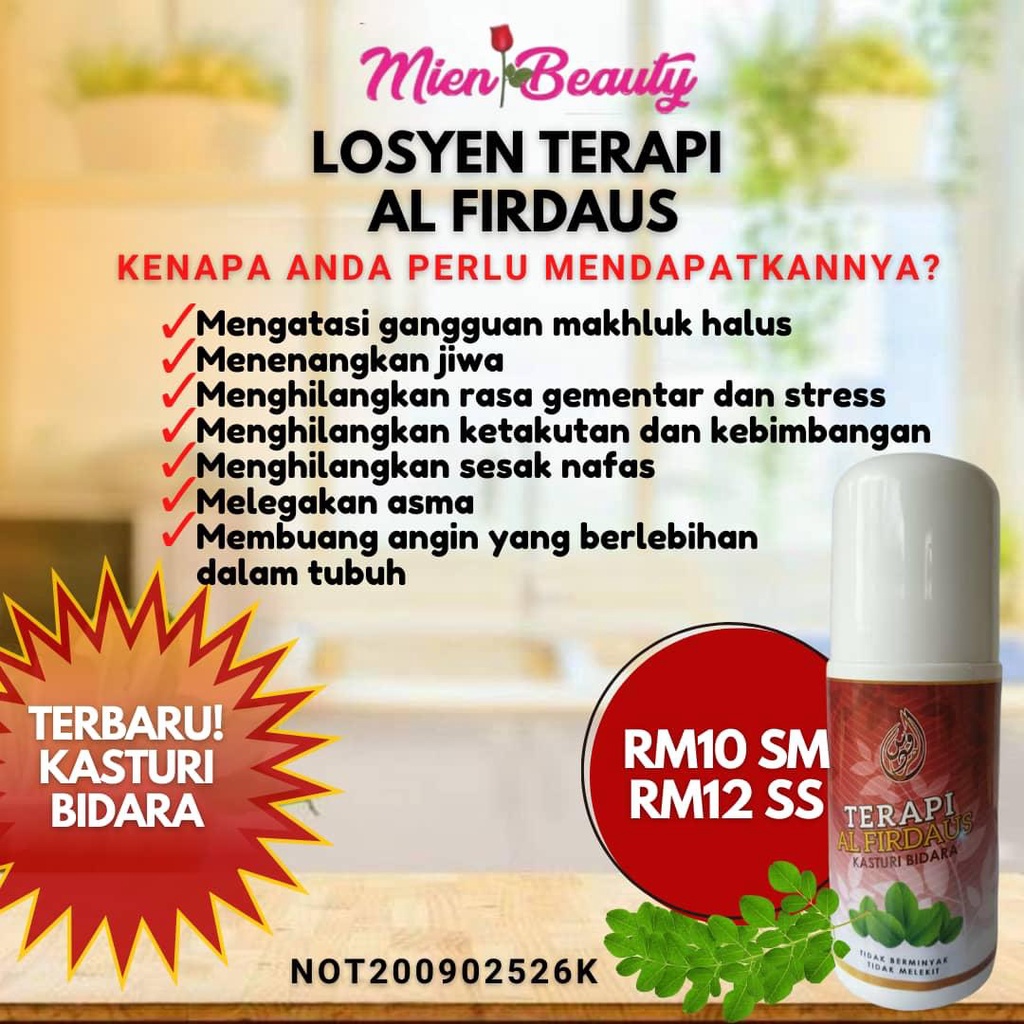 ORIGINAL HQ!! TERAPI AL FIRDAUS KASTURI BIDARA | TERAPI AL FIRDAUS MIEN ...