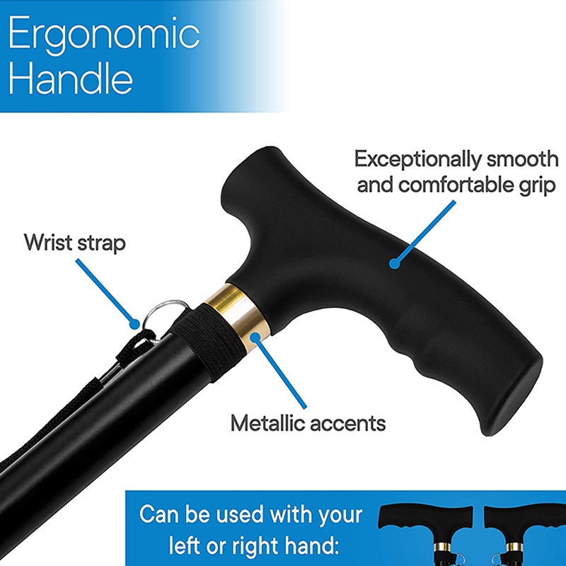 🌄 Hiking Stick Outdoor Walking Stick Trekking Pole Anti-Shock ...