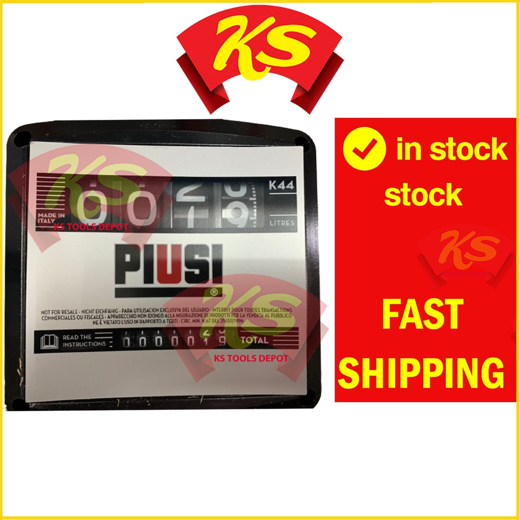 Piusi K44 Fuel Gasoline Diesel Flow Meter | Shopee Malaysia