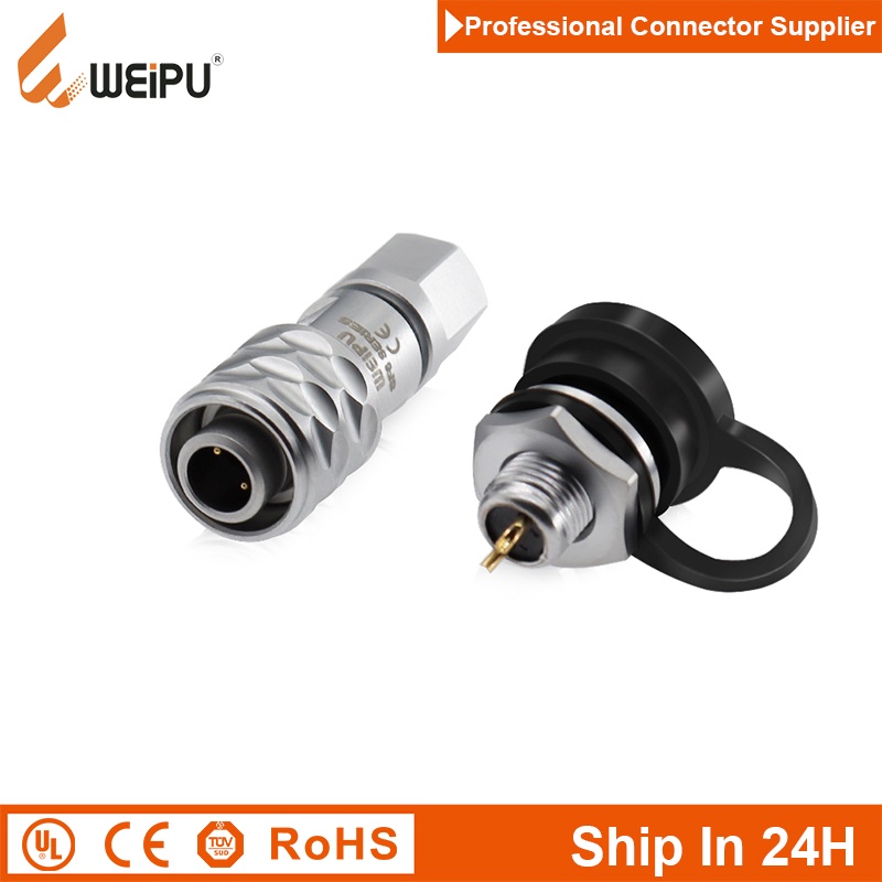WEiPU SF6 M6 Metal 2 3 5Pin Industrial Aviation Plug Signal Connector ...