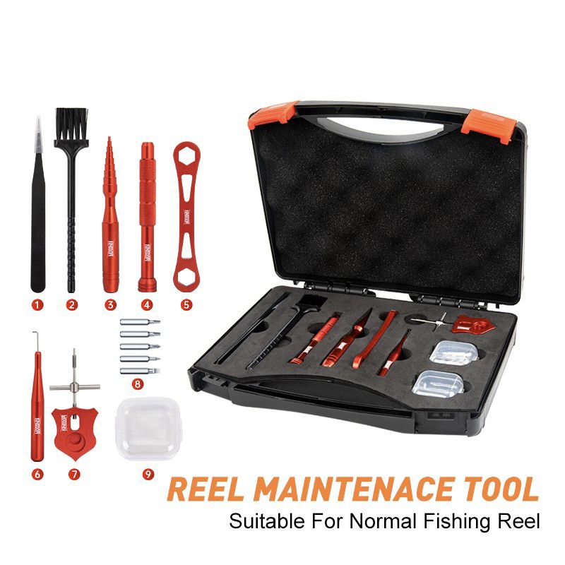 🇲🇾Set lengkap tools untuk service reel baitcasting atau spinning shimano daiwa abu garcia ...