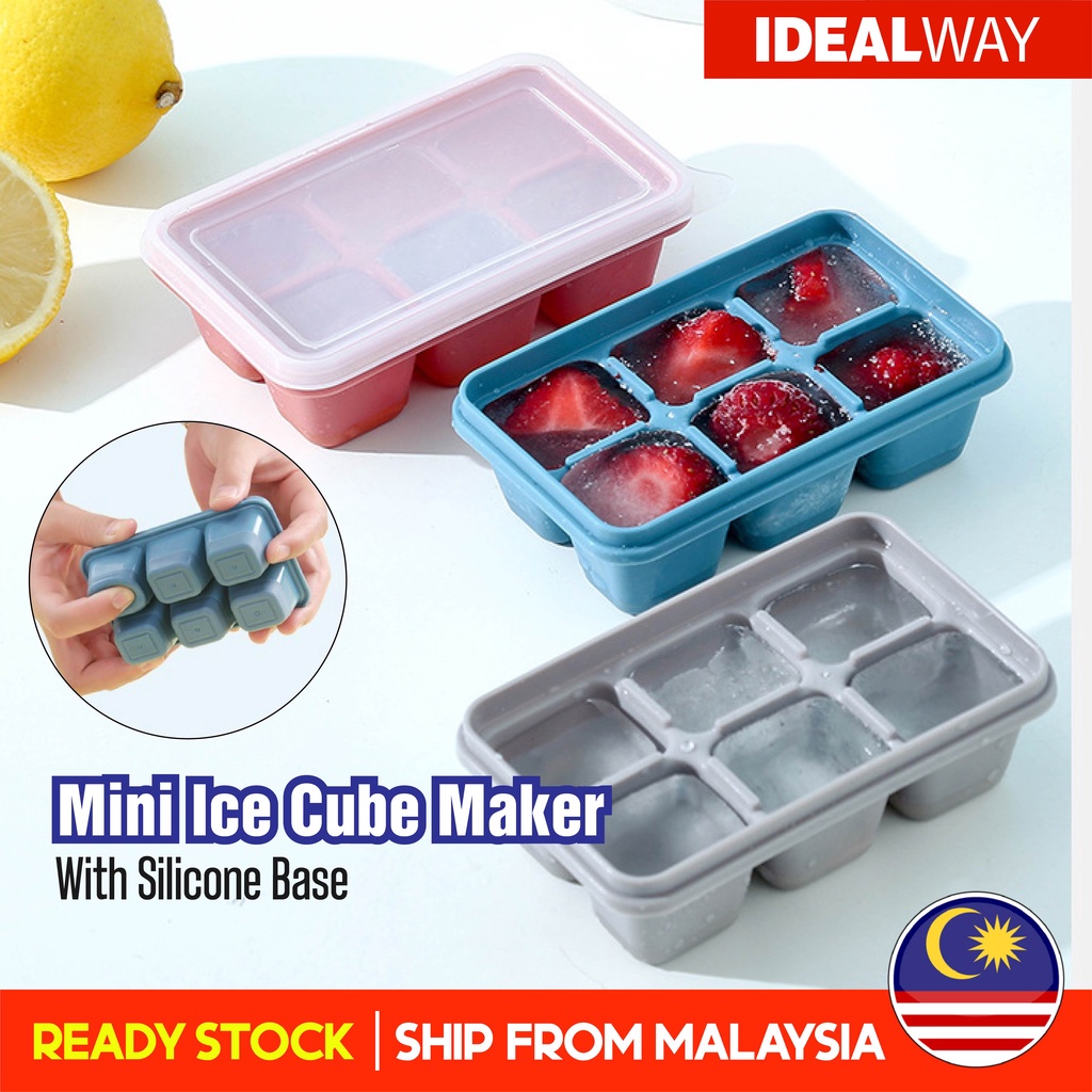 Idealway Ice Cube Maker Tray Mini 6 Grid | Bekas Acuan Ais Pembuat Ais ...